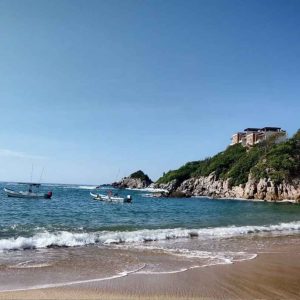 Playa El Arrocito en Santa María Huatulco
